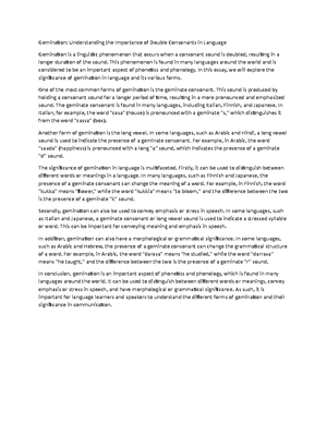 The Role of Nasalisation in Language - It refers to the process of ...