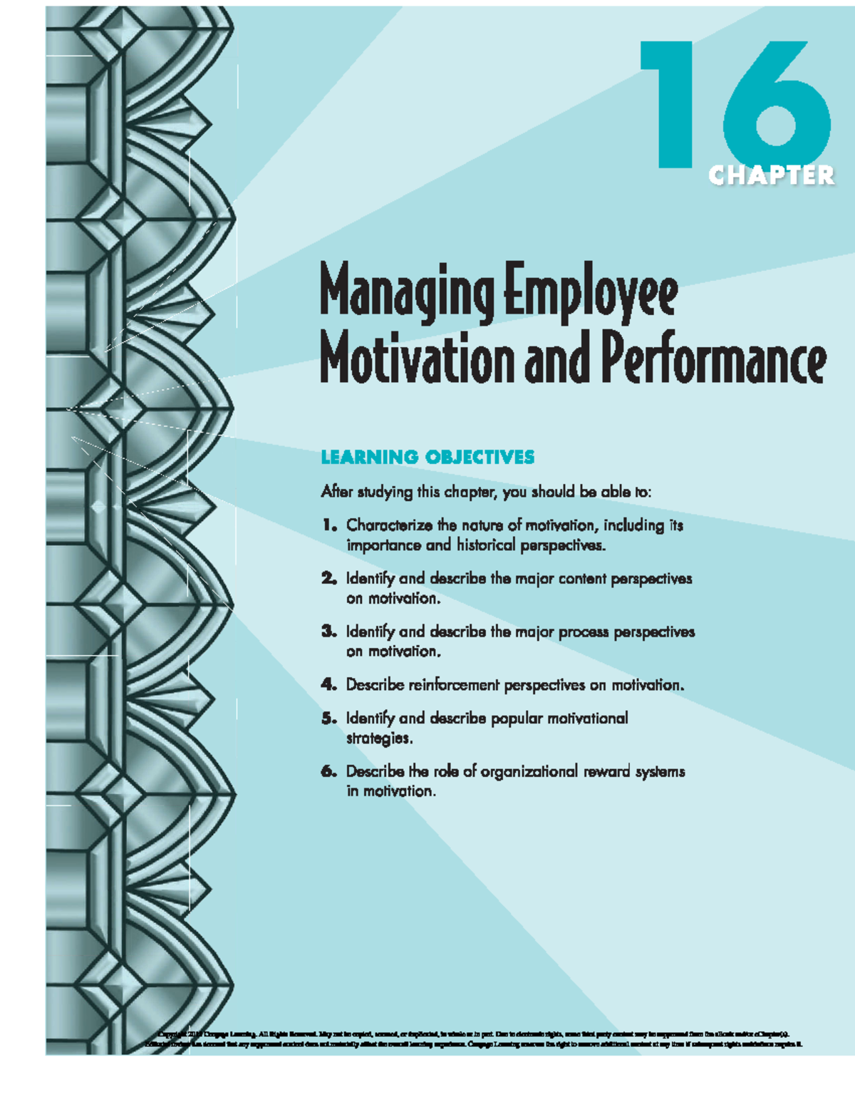 CH.16 Managing Employee Motivation and Performance - Foundations of ...