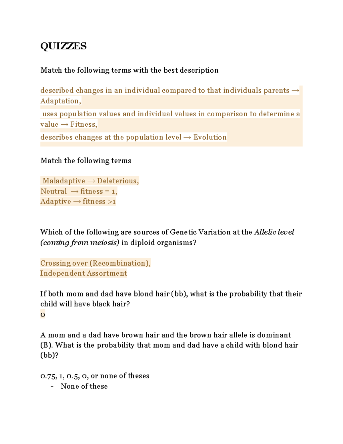 EEMB7 Quizzes - This was taken winter 2021 with Prof. Thomasson ...