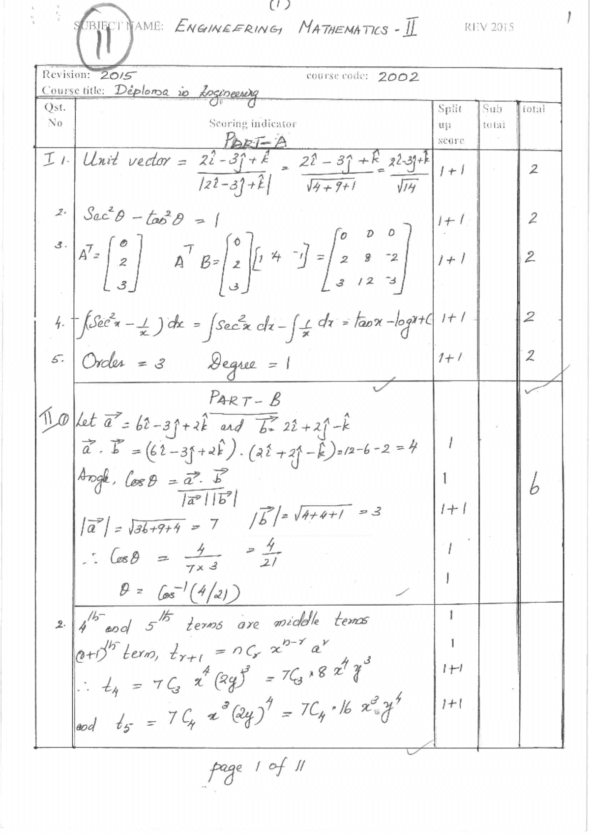 Answer Maths 2 april 2019 - Basic Mathematics - Studocu