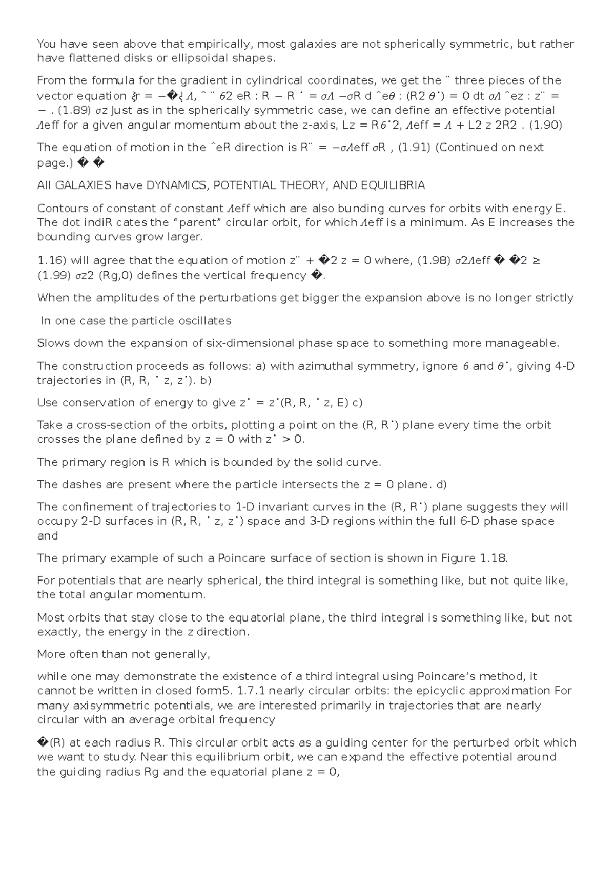 Astrophysics 6 - Lecture 6 Notes - You have seen above that empirically ...