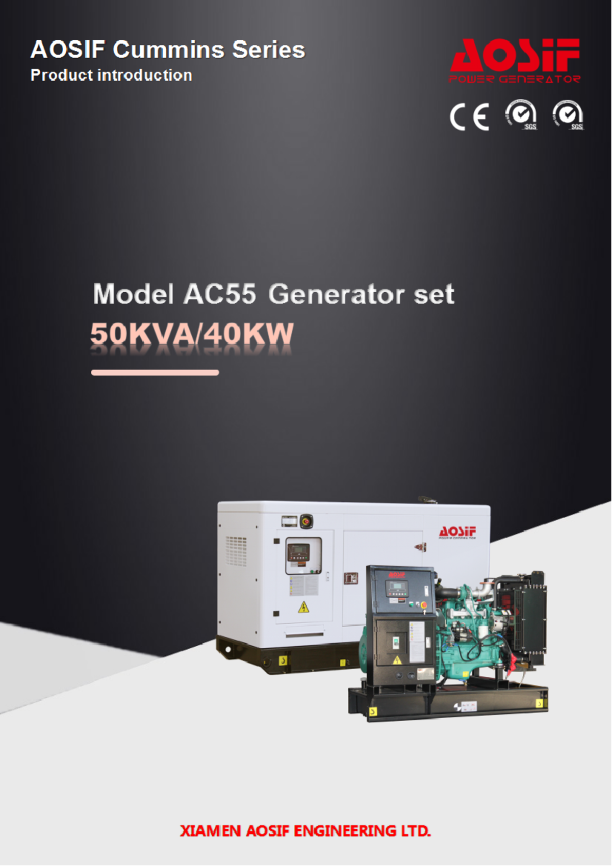 45k VA Deta Sheet - Ok, there are two party name - AOSIF Cummins Series ...