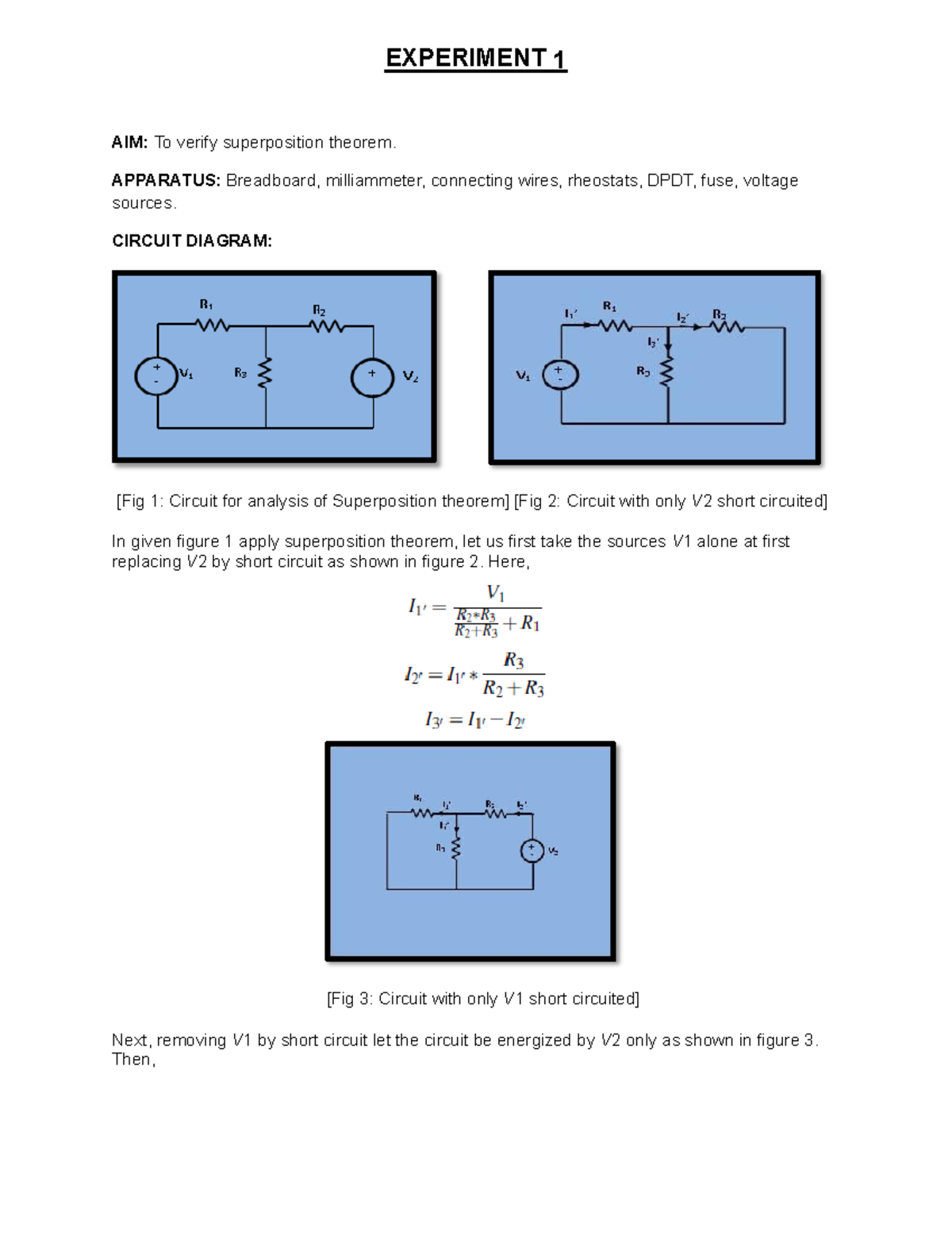 Basic Electrical Engineering- Lab file - Studocu