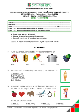 Schema orara clasa a III-a - SCHEMA ORARĂ Nr. ARIA CURRICULARĂ ...