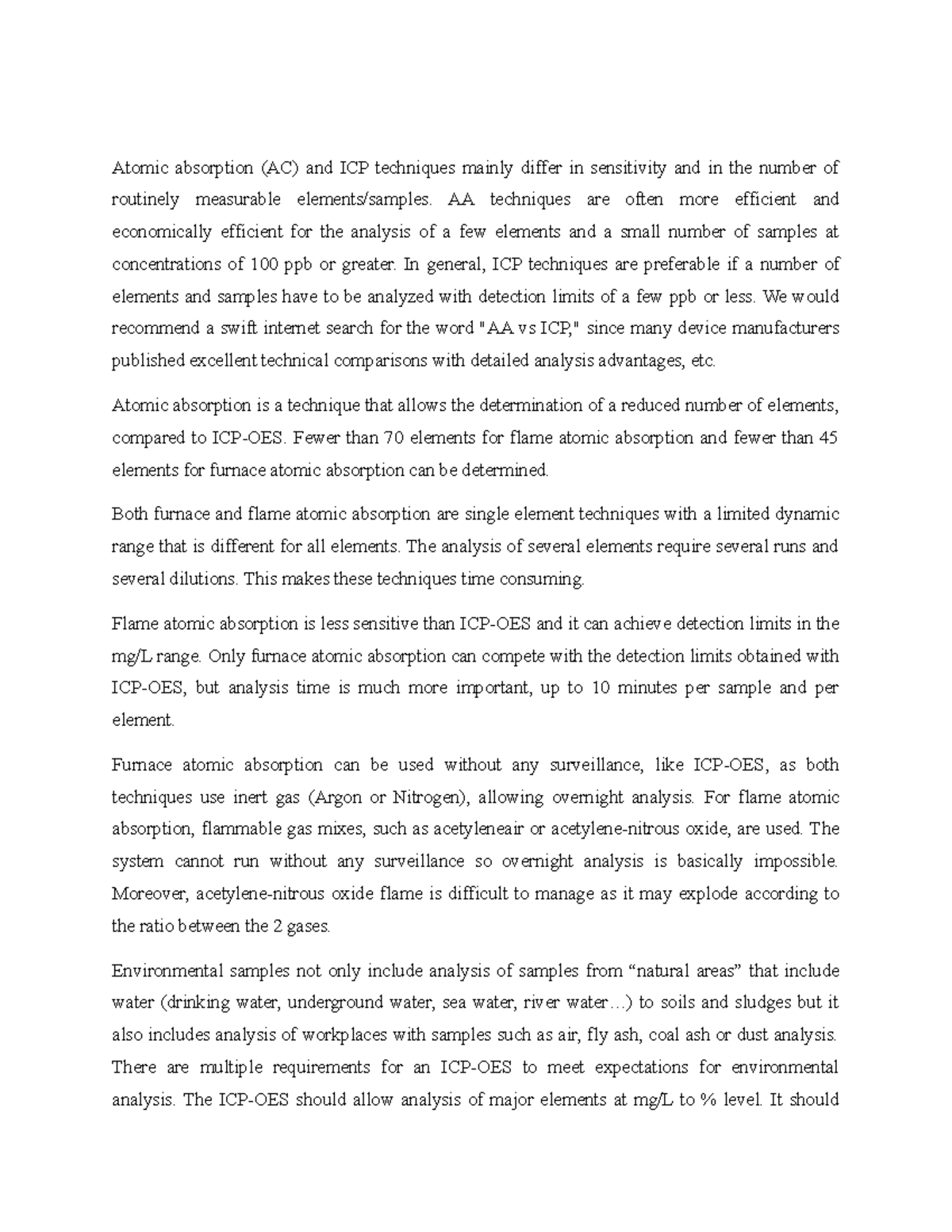 Atomic absorption Assignment about environment and health - Atomic ...