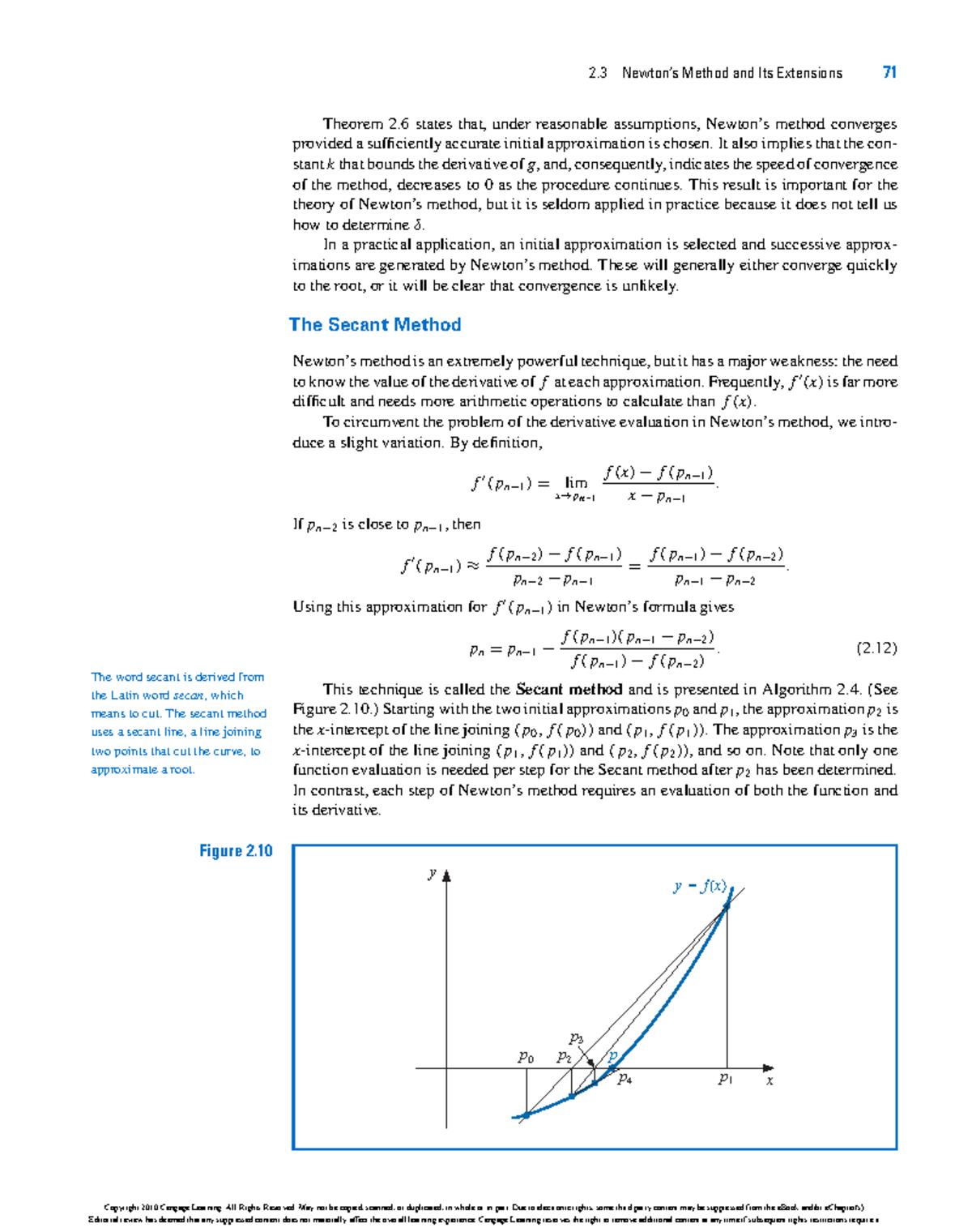Week 7 - weekly lecture notes - 2 Newton’s Method and Its Extensions 71 ...