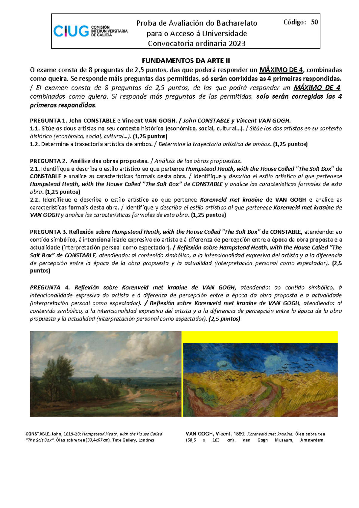 50 fundamentos - Ueueu - Proba de Avaliación do Bacharelato para o ...