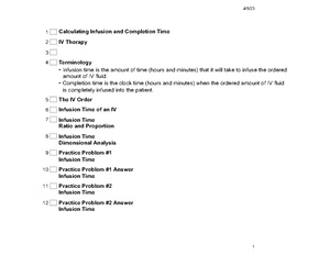 Calculatig Intake and Output 1 - 4/9/ 1 Calculating Intake and Output ...