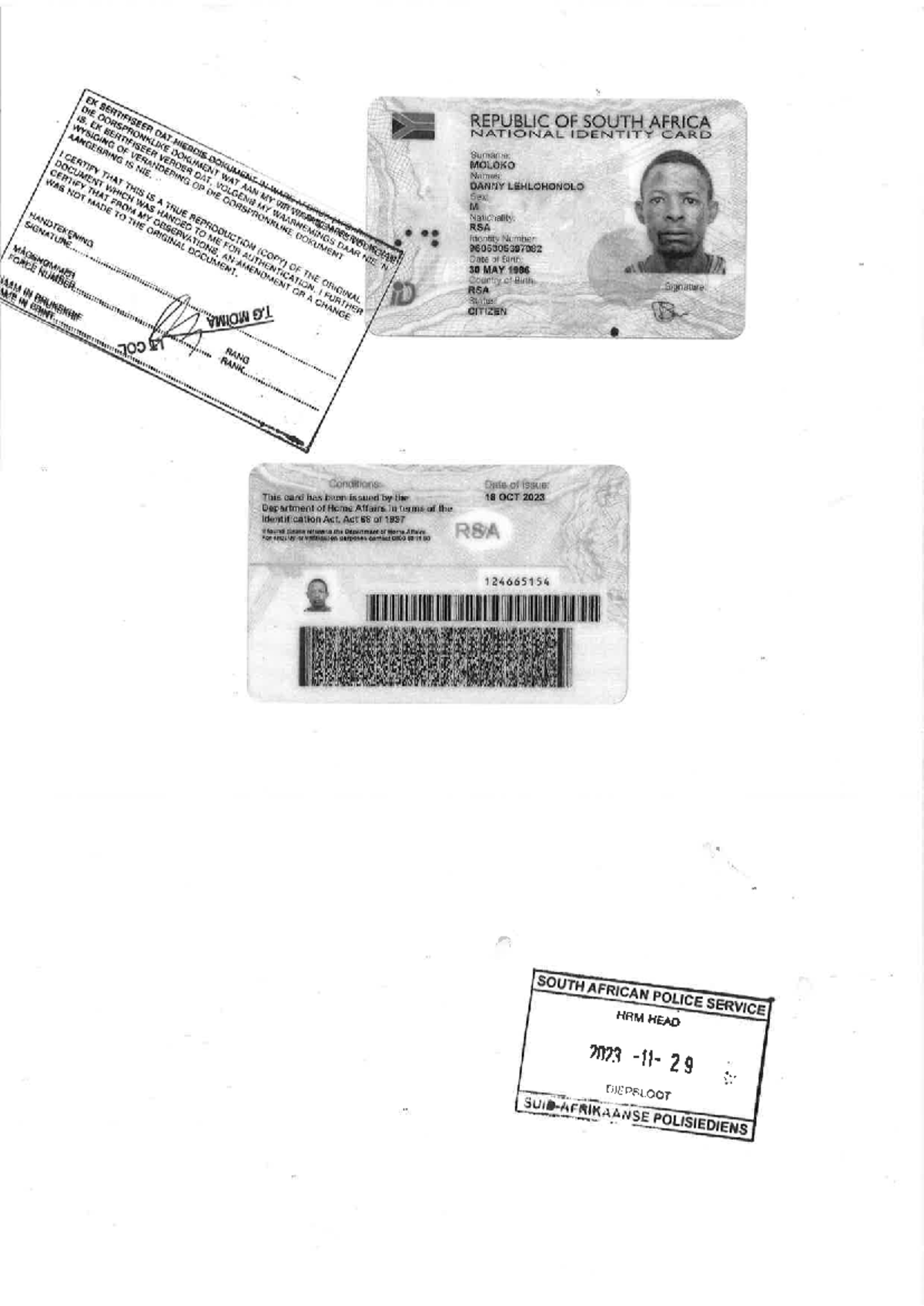 Identity Document 033552 - Studocu