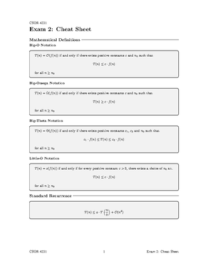 Sample midterm algo - Instructions: Answer all questions. Ensure your ...