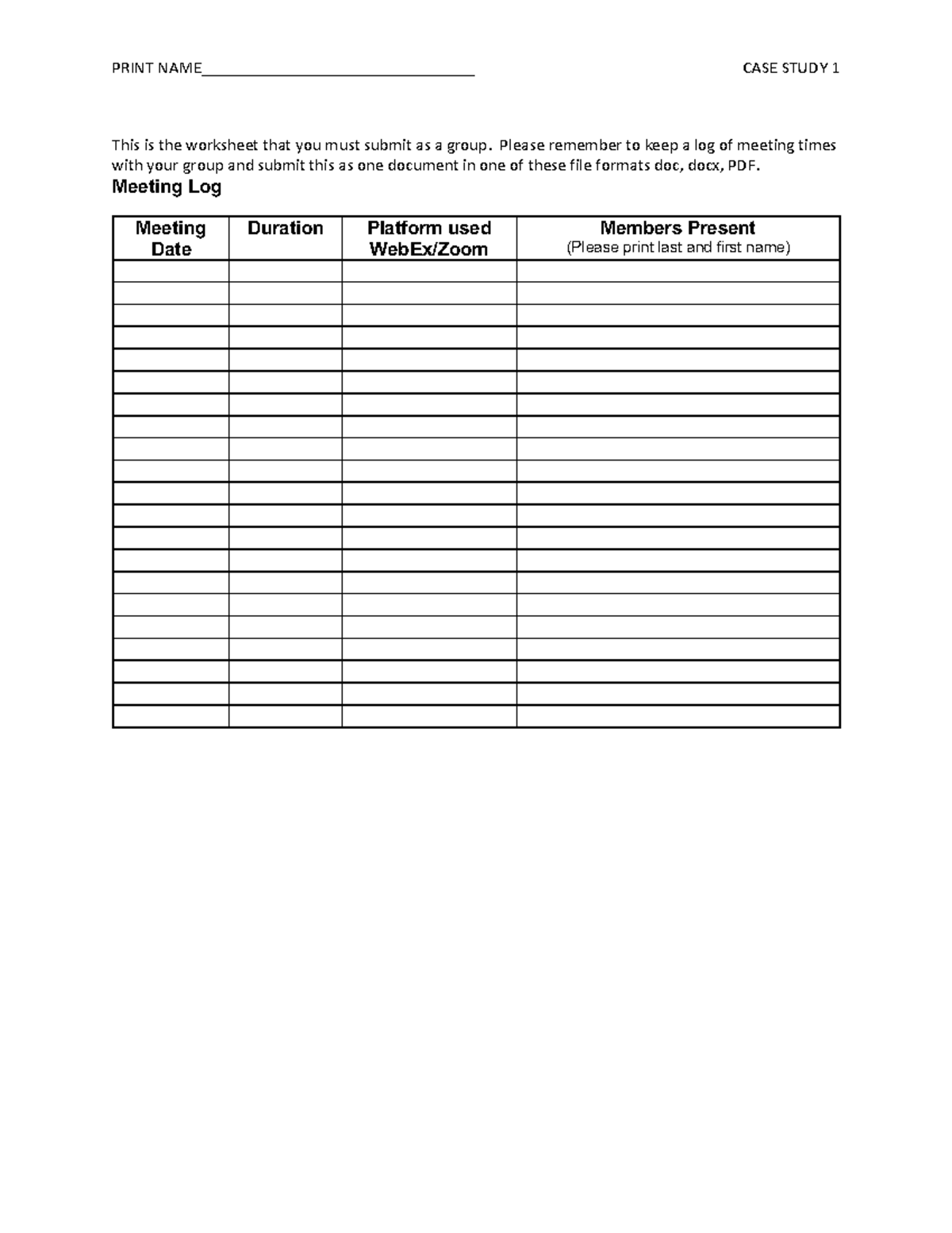 Case Study 1 worksheet F2020 copy - PRINT NAME ...