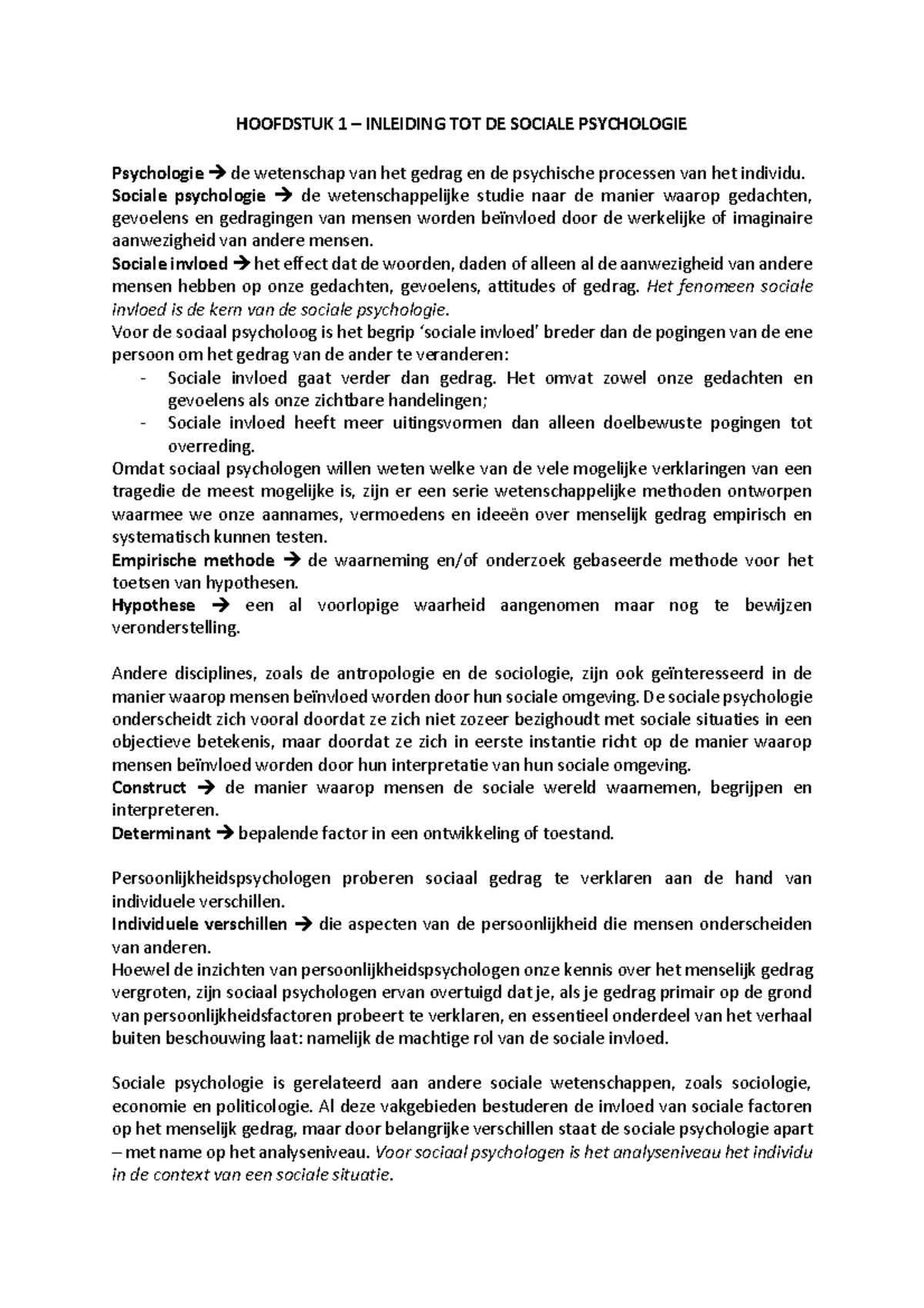 TP Hoofdstuk 1-3-4-5-6-7 - Warning: TT: undefined function: 32 Warning: TT: undefined function ...