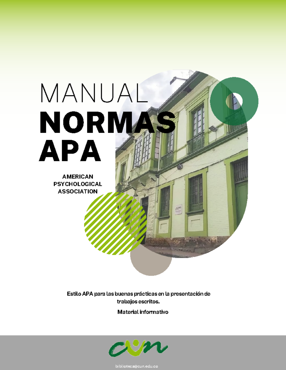 Manual Normas APA - MANUAL NORMAS APA Estilo APA para las buenas ...