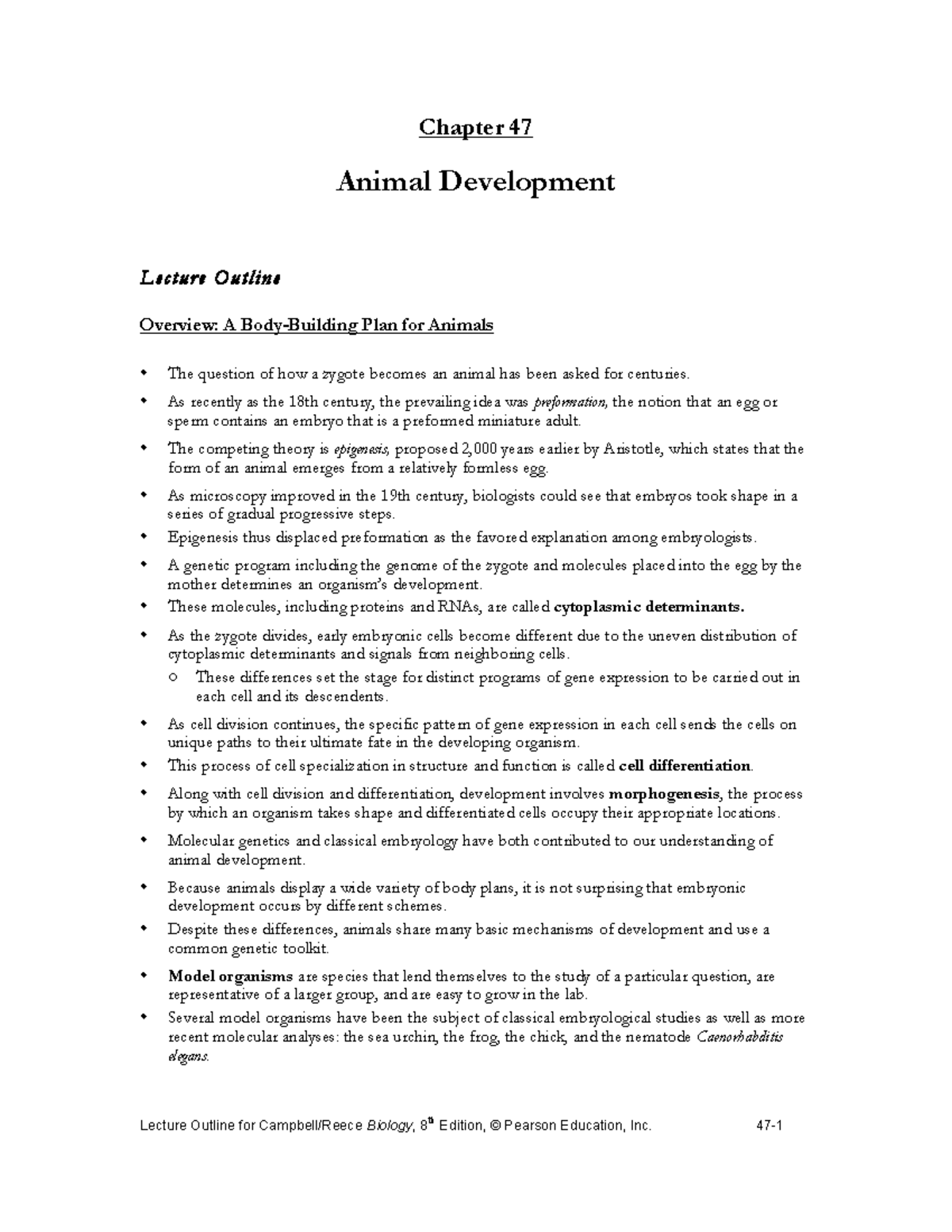 Inbound 3788587080463369392 - Chapter 47 Animal Development Lecture ...