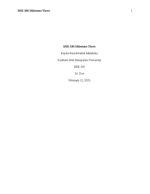 QSO 420 Milestone 3 Project (1) (1) - MILESTONE 3 1 420 300 Milestone 3 ...