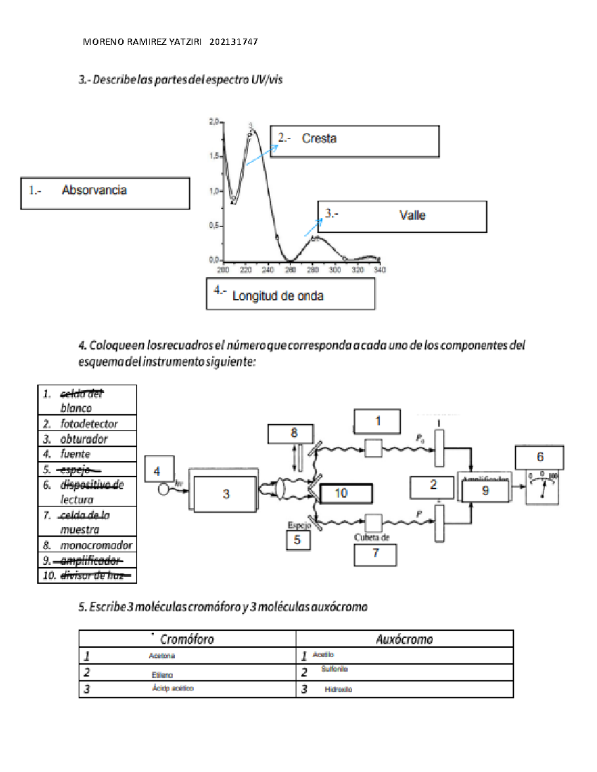 Post test instrumental - Instrumentación - MORENO RAMIREZ YATZIRI - Studocu