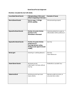 Mobility Worksheet - List at least 4 assessment findings that would ...