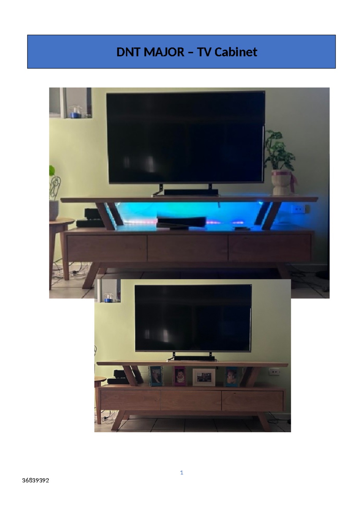 Do not touch again - Portfolio, dnt major Industrial tech style - 1 DNT MAJOR – TV Cabinet ...