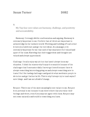 D082 task 1 for Wgu - D082 task 1 A. Global Leadership Foundation ...