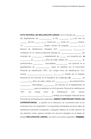 Modelo-de-Declaracion-Administrativa- Simple-Sociedad - Declaración ...