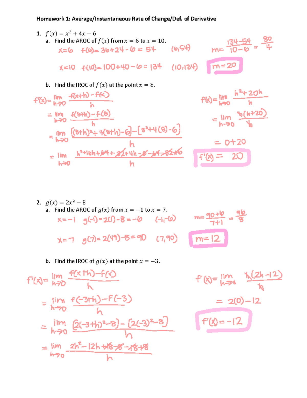 Assignment 1 - instructor Leslie Rodriguez - Homework 1: Average ...