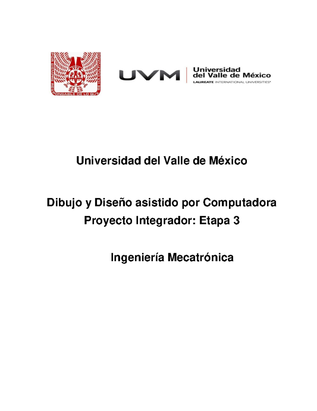 Proyecto Integrador Eta 3 - Dibujo y Diseño Asistido por Computadora ...
