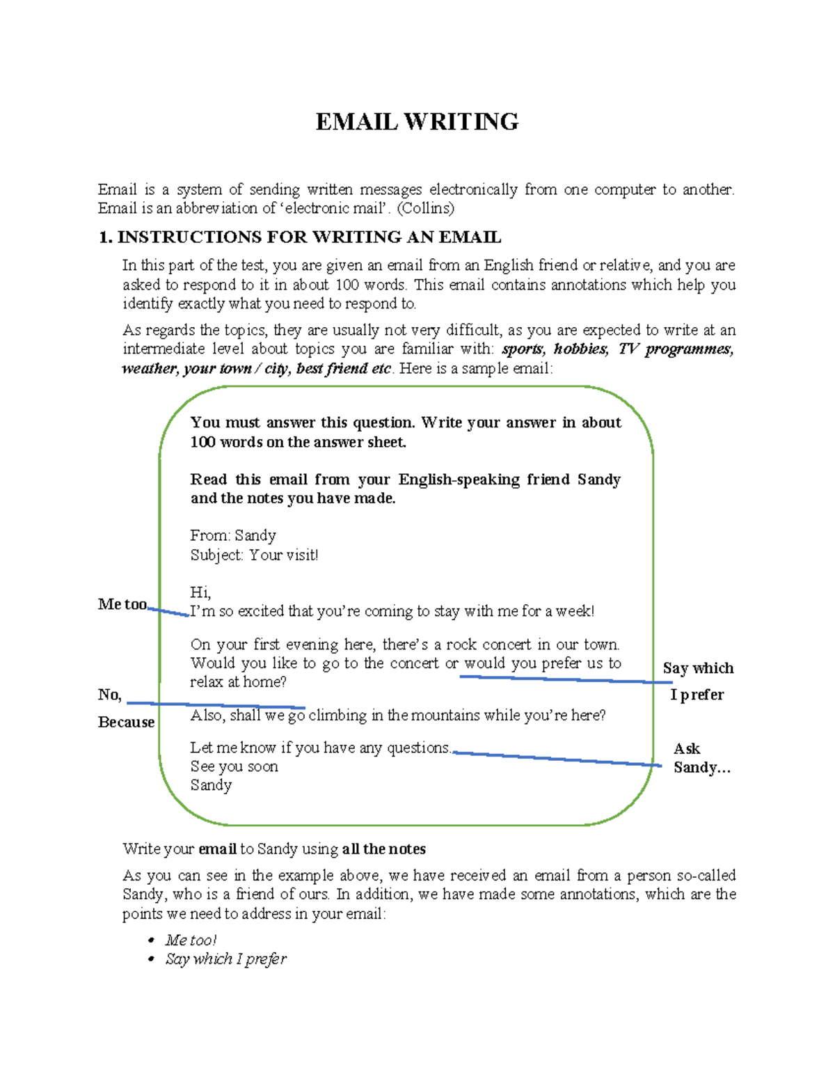 Email Writing in English - EMAIL WRITING Email is a system of sending ...