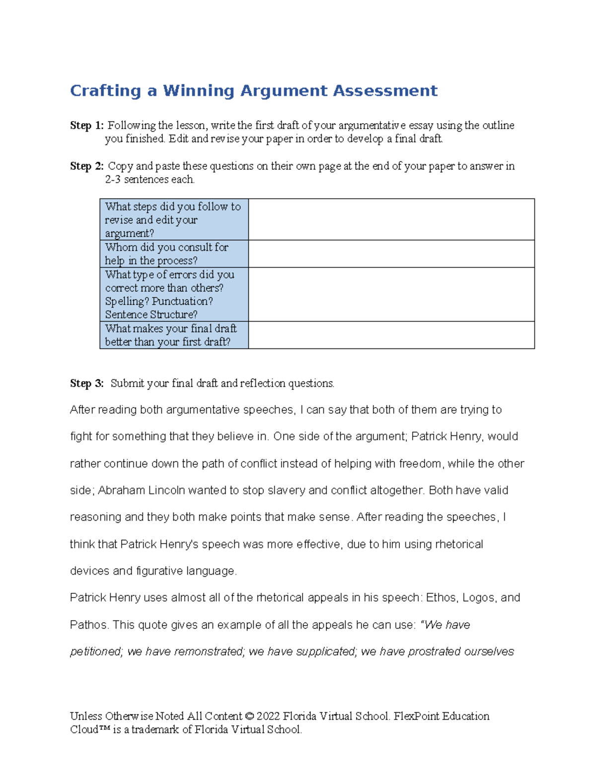 4.06 Eng 2 21224 - english - Crafting a Winning Argument Assessment ...