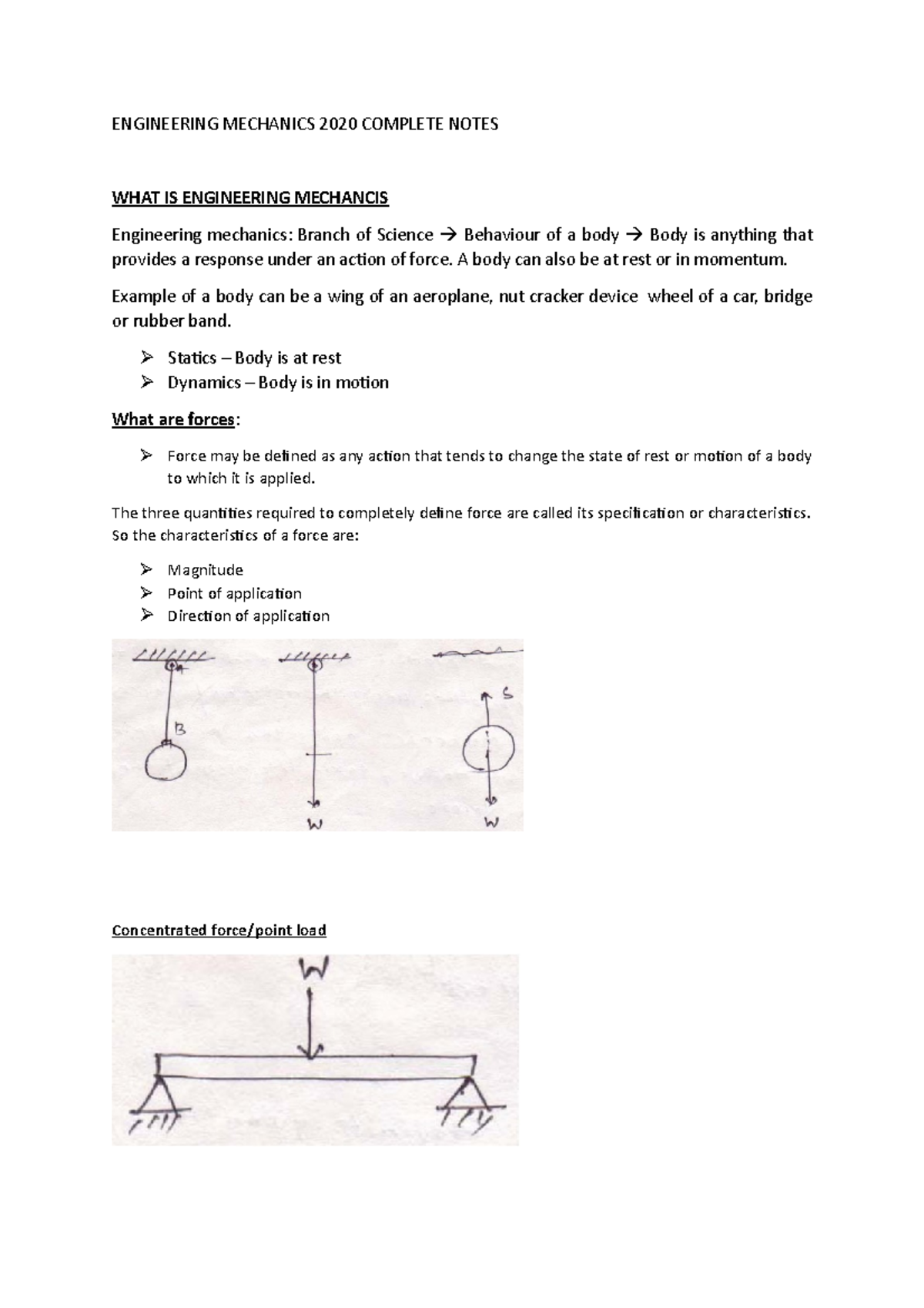 Engineering Mechanics 2020 Complete Notes - ENGINEERING MECHANICS 2020 ...