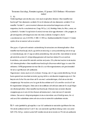 Lektion 3 - Univariat och bivariat analys. - Lektion 3 Skalnivå grunden ...