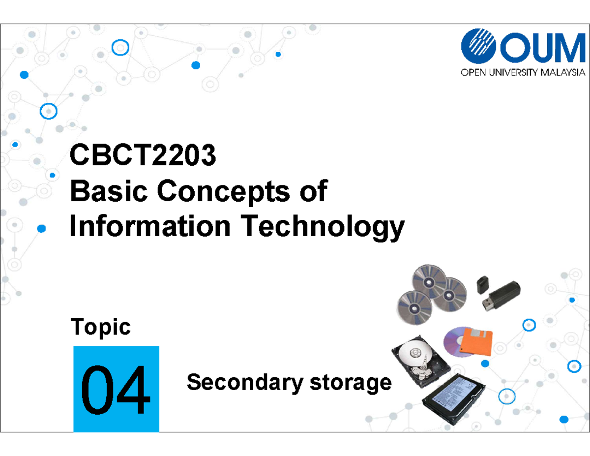 Topic 4 - BIT Course - CBCT Basic Concepts of Information Technology ...