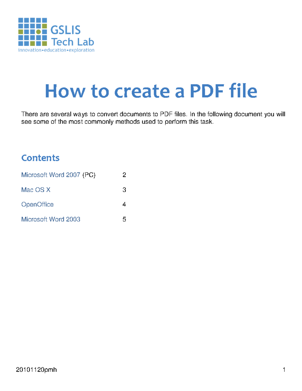 Create-pdfs - Help a pal - How to create a PDF file There are several ...