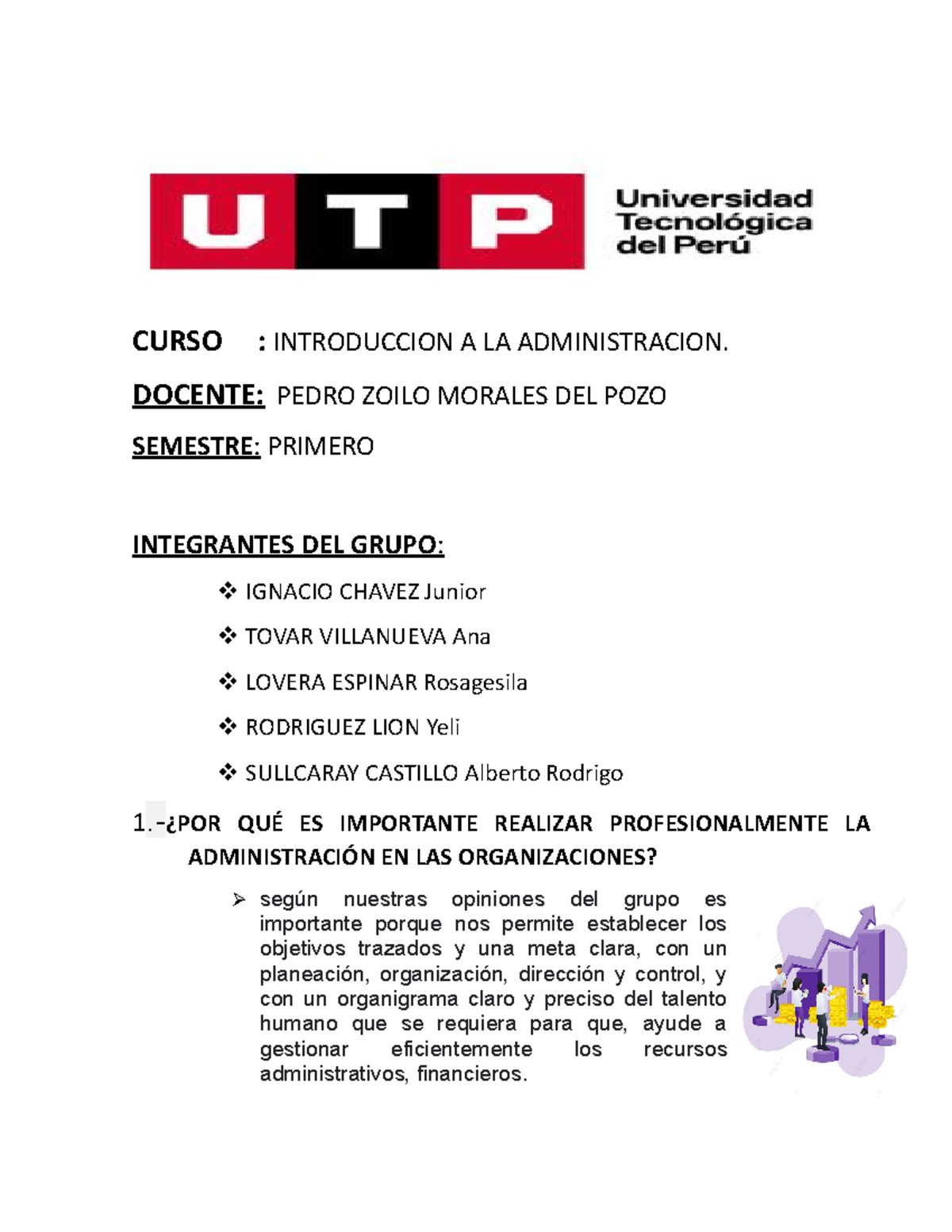 Tarea DEL S -1 UTP. - TRABAJO - CURSO : INTRODUCCION A LA ...