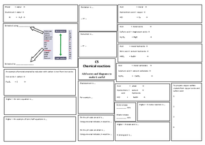 Chemistry - Year 2 - GCSE - Studocu