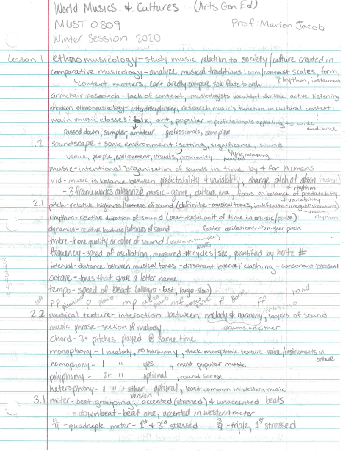 World Musics and Cultures Notes - MUST 0809 - Studocu