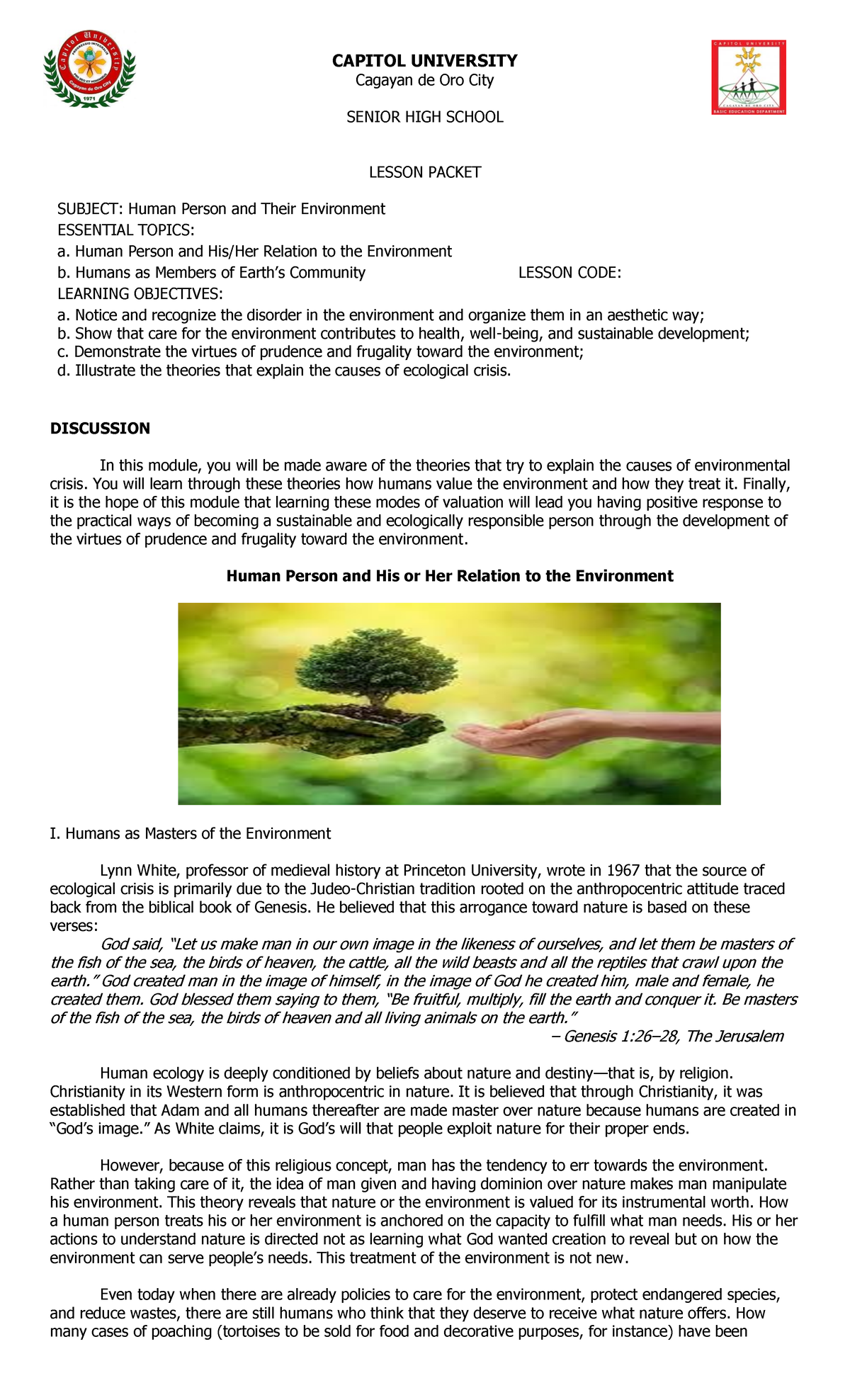 Module 5 - This will serve as notes to students who are struggling ...