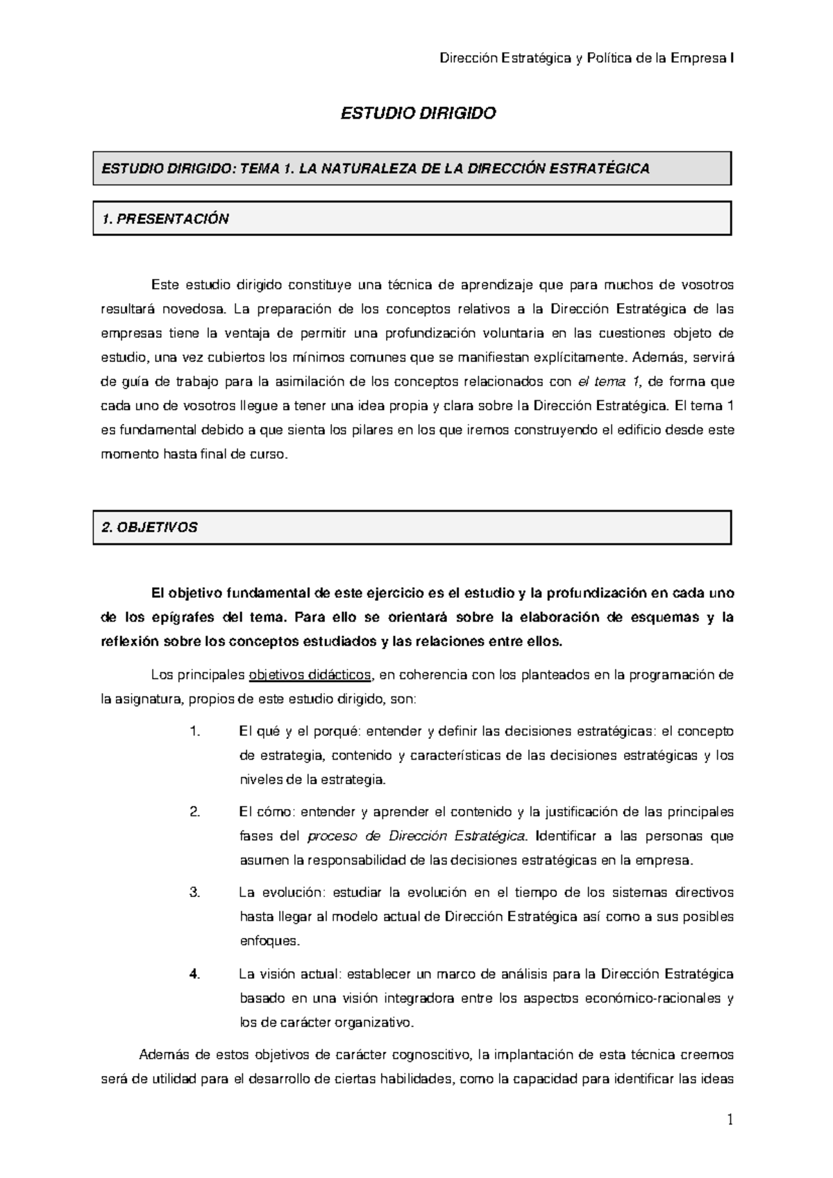 Estudiodirigido Tema1 Depei 2016 2017 - ESTUDIO DIRIGIDO ESTUDIO ...