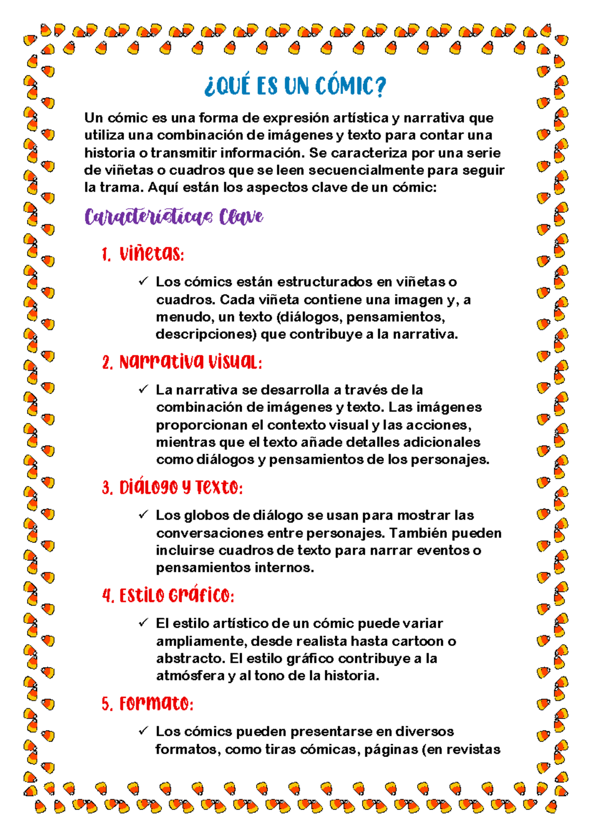 QUÉ ES UN Cómic - wh4whrhrrrhrhrhrh - ¿QUÉ ES UN CÓMIC? Un cómic es una ...