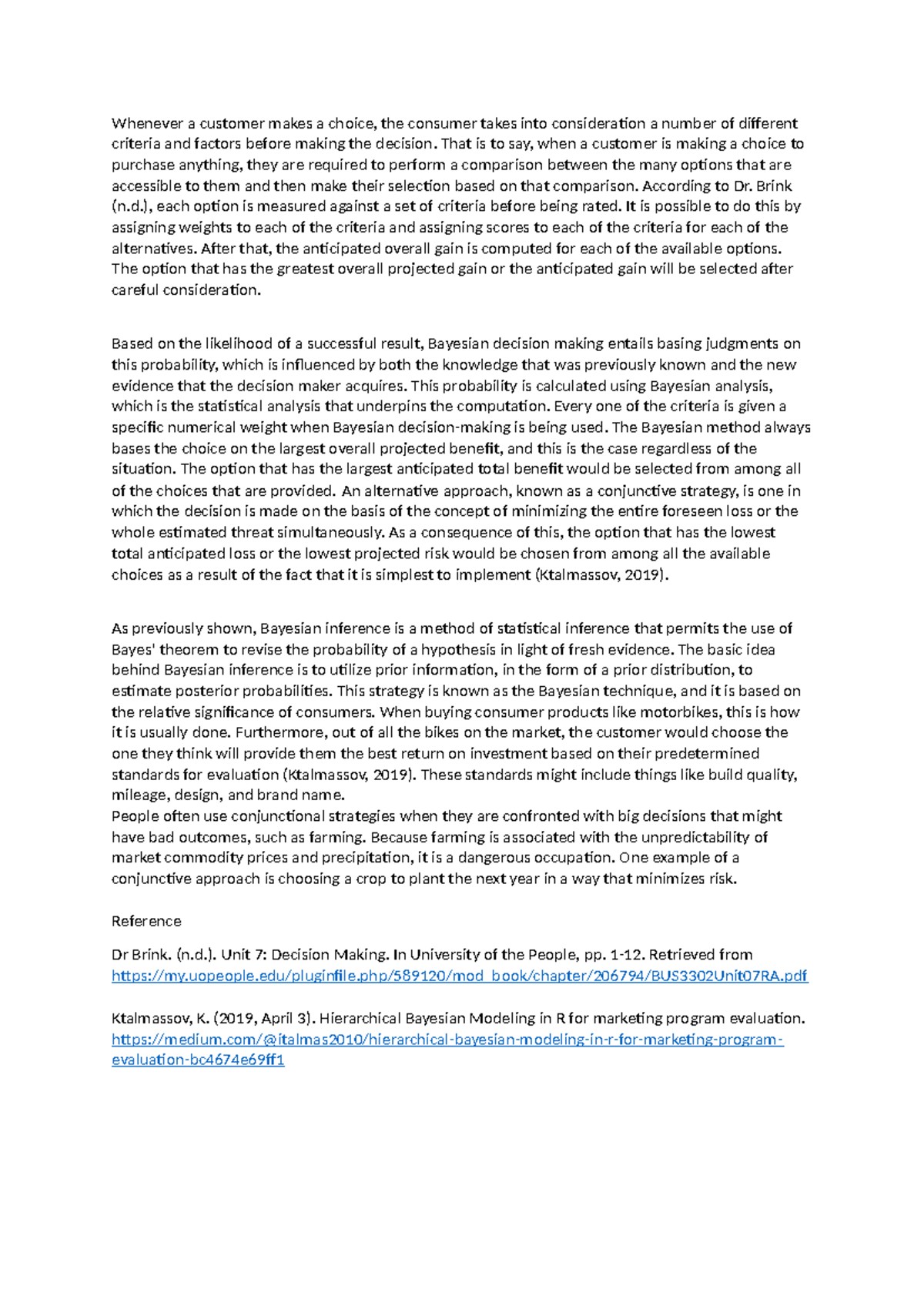 Consumer Behaviour - Learning Journal Unit 7 - Whenever a customer ...