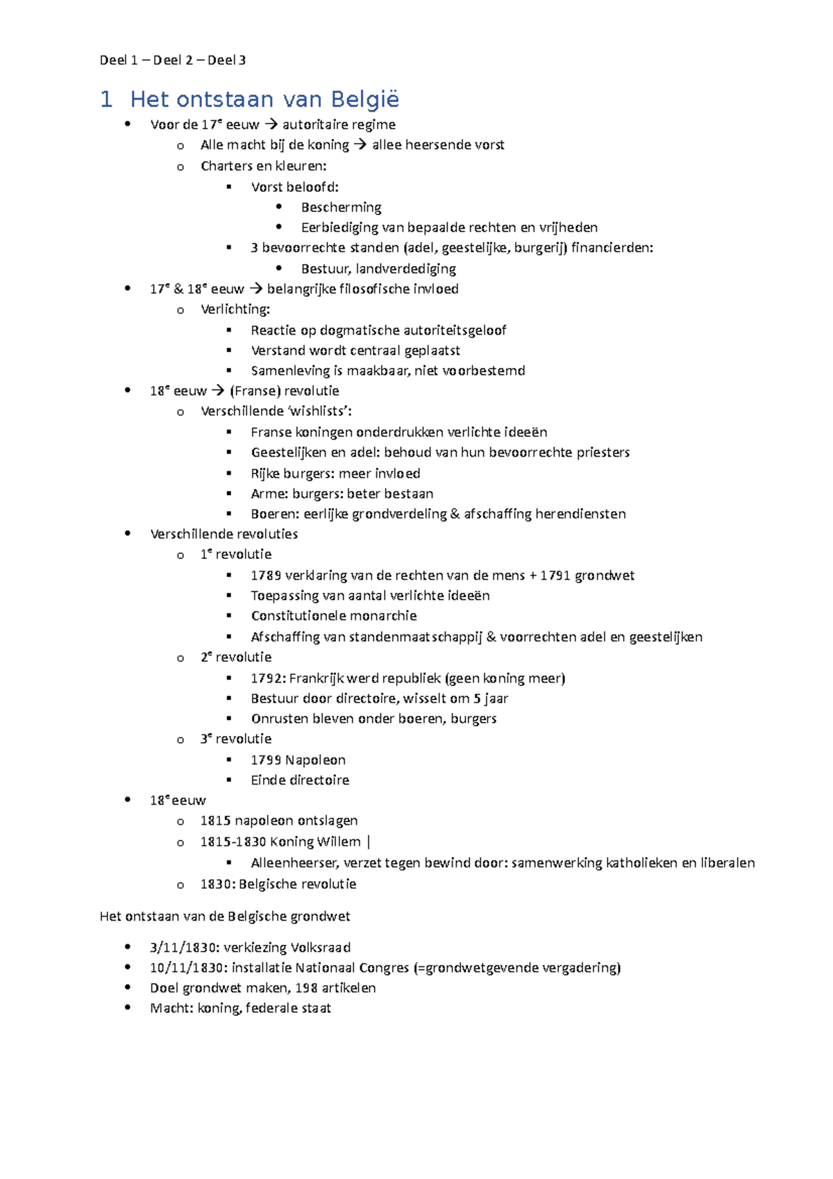 Basisbeginselen van de Belgische staatsstructuur - Staats- en Europees ...