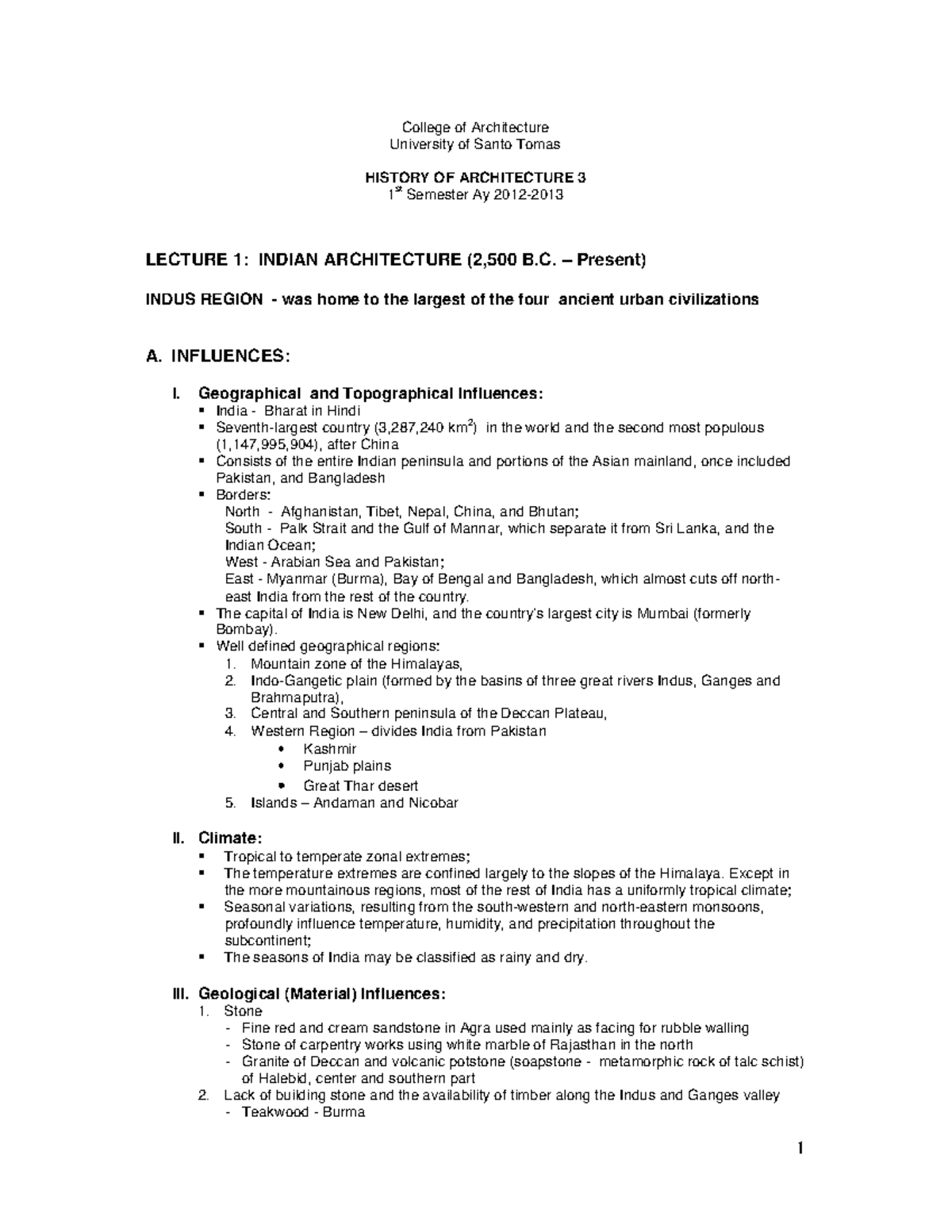 Pdfcoffee - hoa - College of Architecture University of Santo Tomas ...