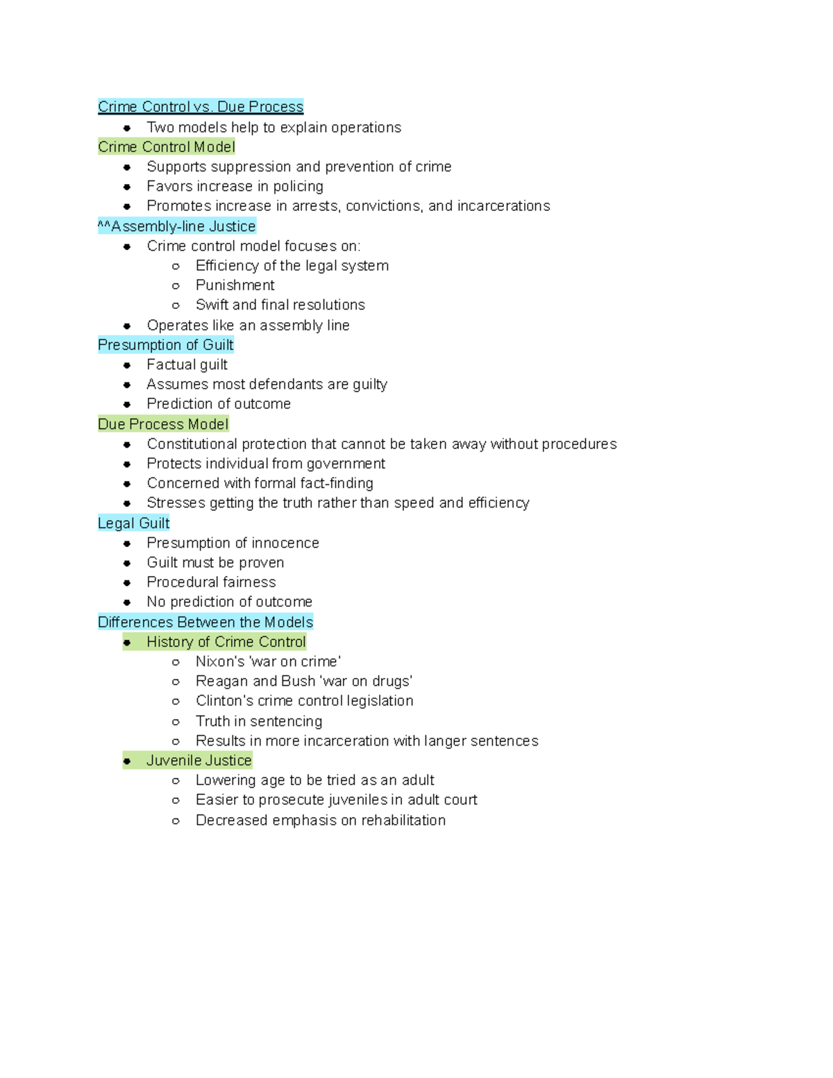 Chapter 2 - Prof. Eric Johnson Textbook: Making Sense of Criminal ...