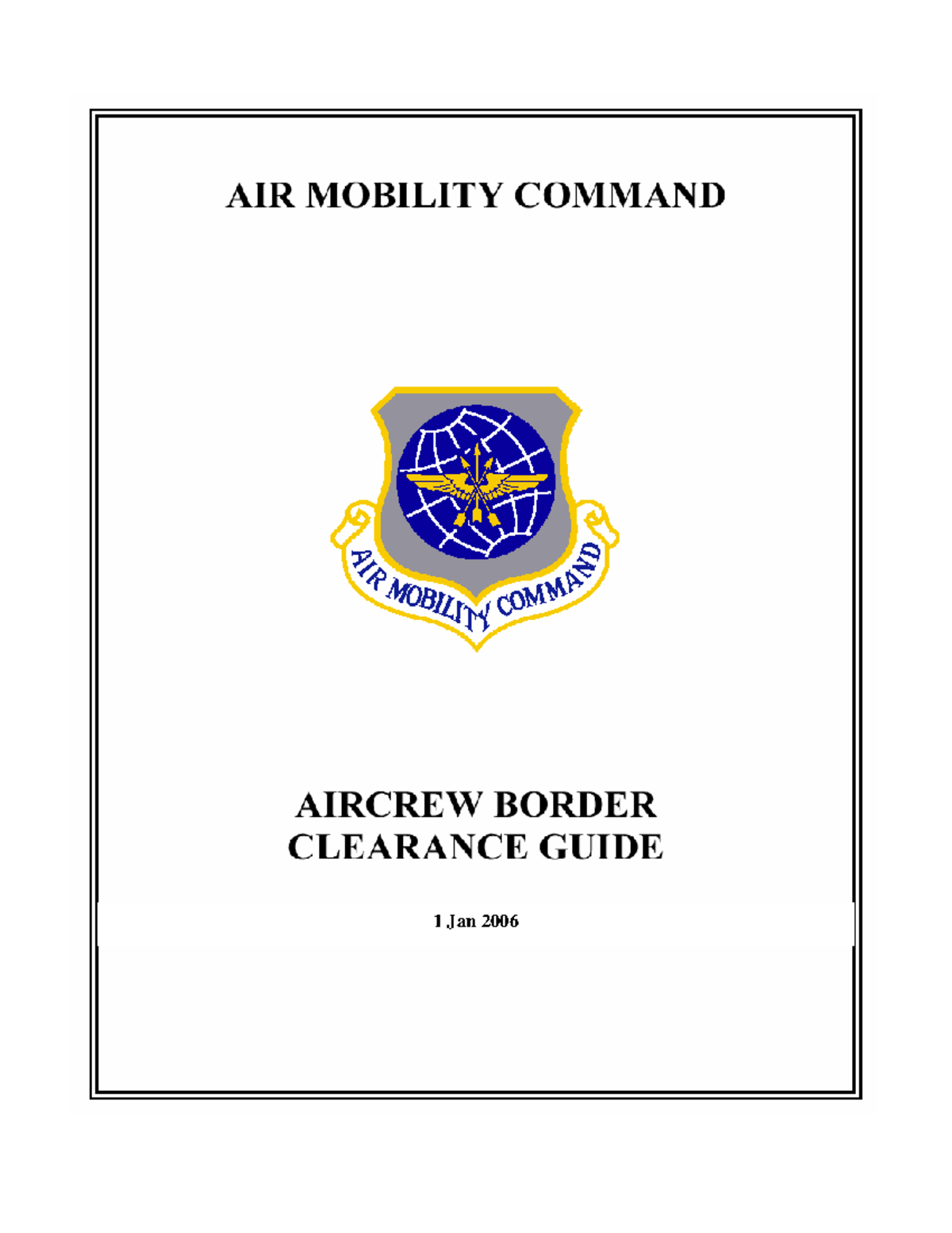 border clearance guide - AIRCREW BORDER CLEARENCE GUIDE 2 General ...