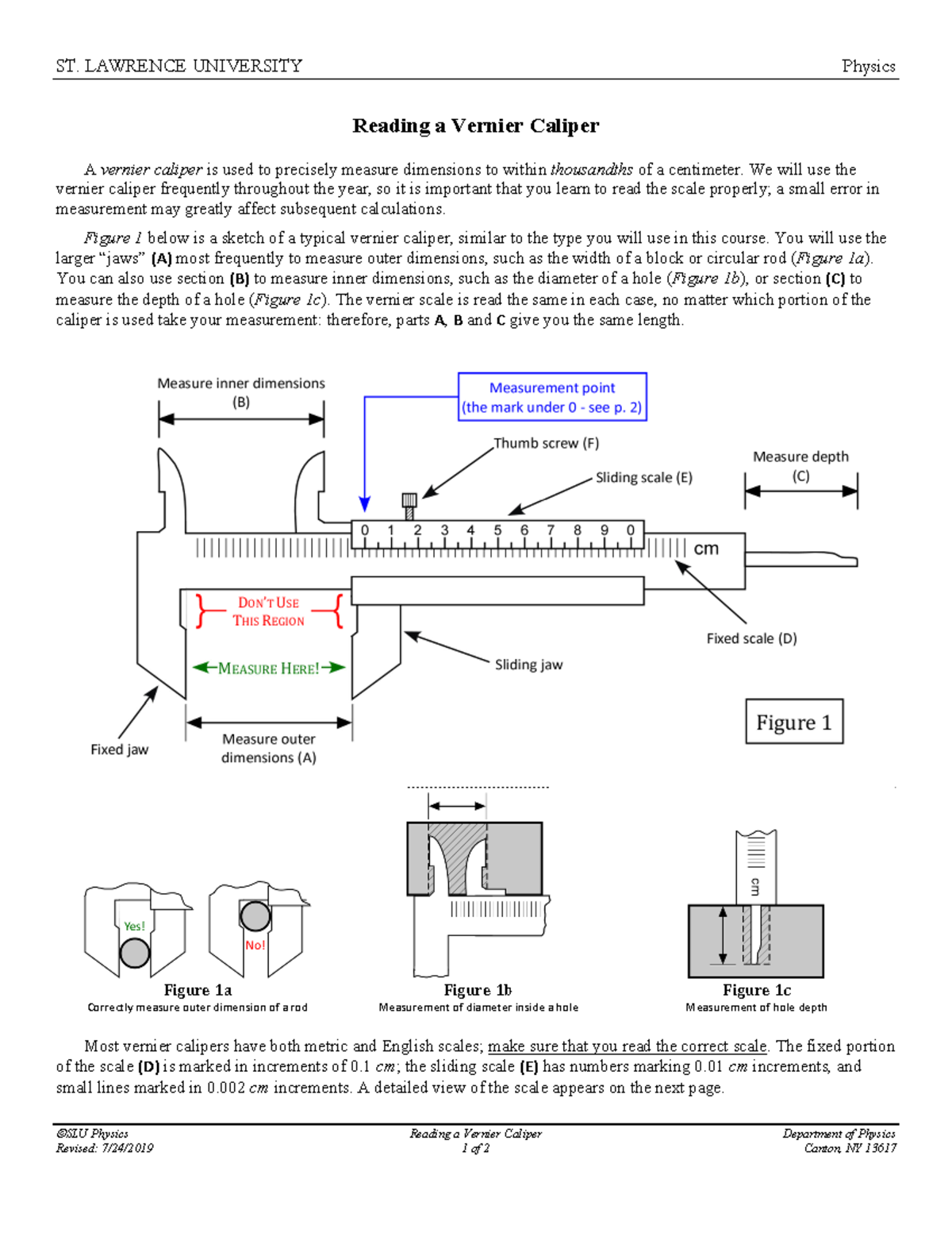 Vernier caliper - notes - Warning: TT: undefined function: 32 ST ...