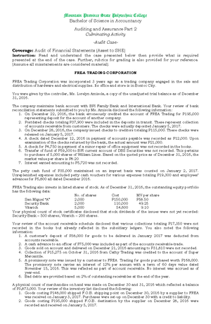 Analysis of financial statements ;Ratio analysis - Examples of ...