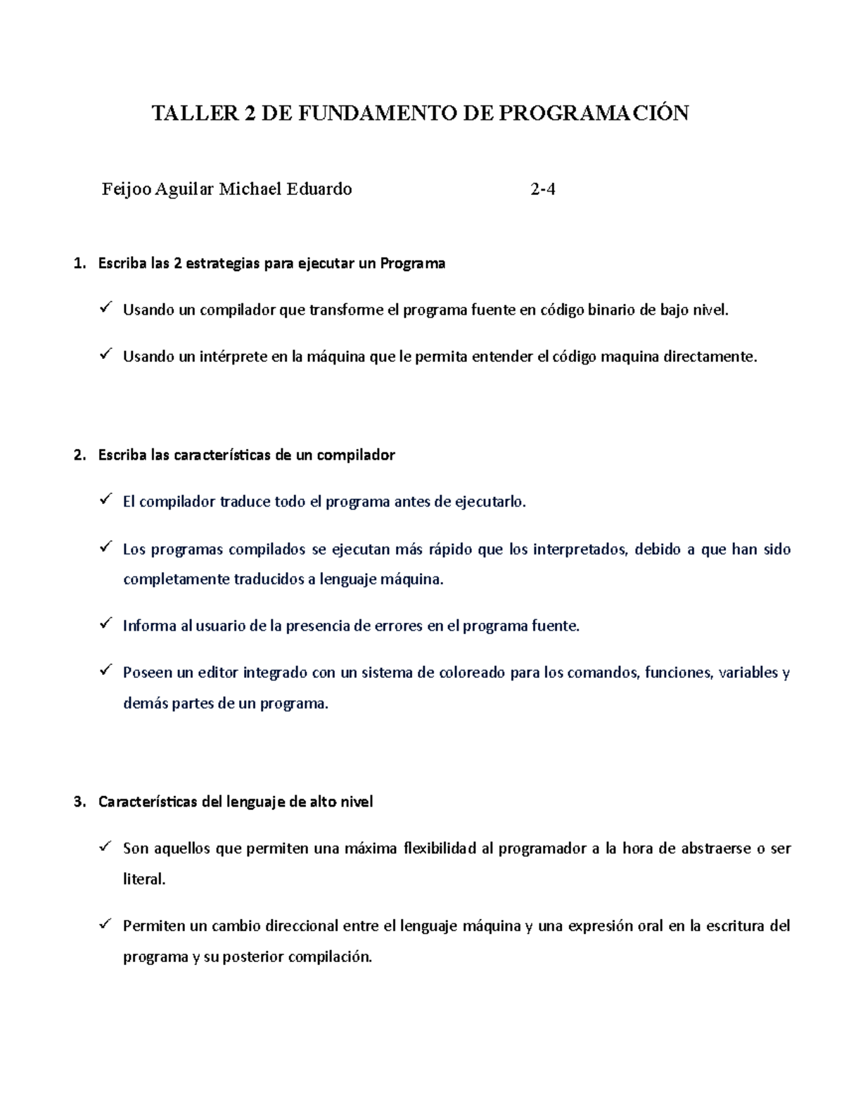 10-jul-2020 - Fundamentos de programación - TALLER 2 DE FUNDAMENTO DE ...