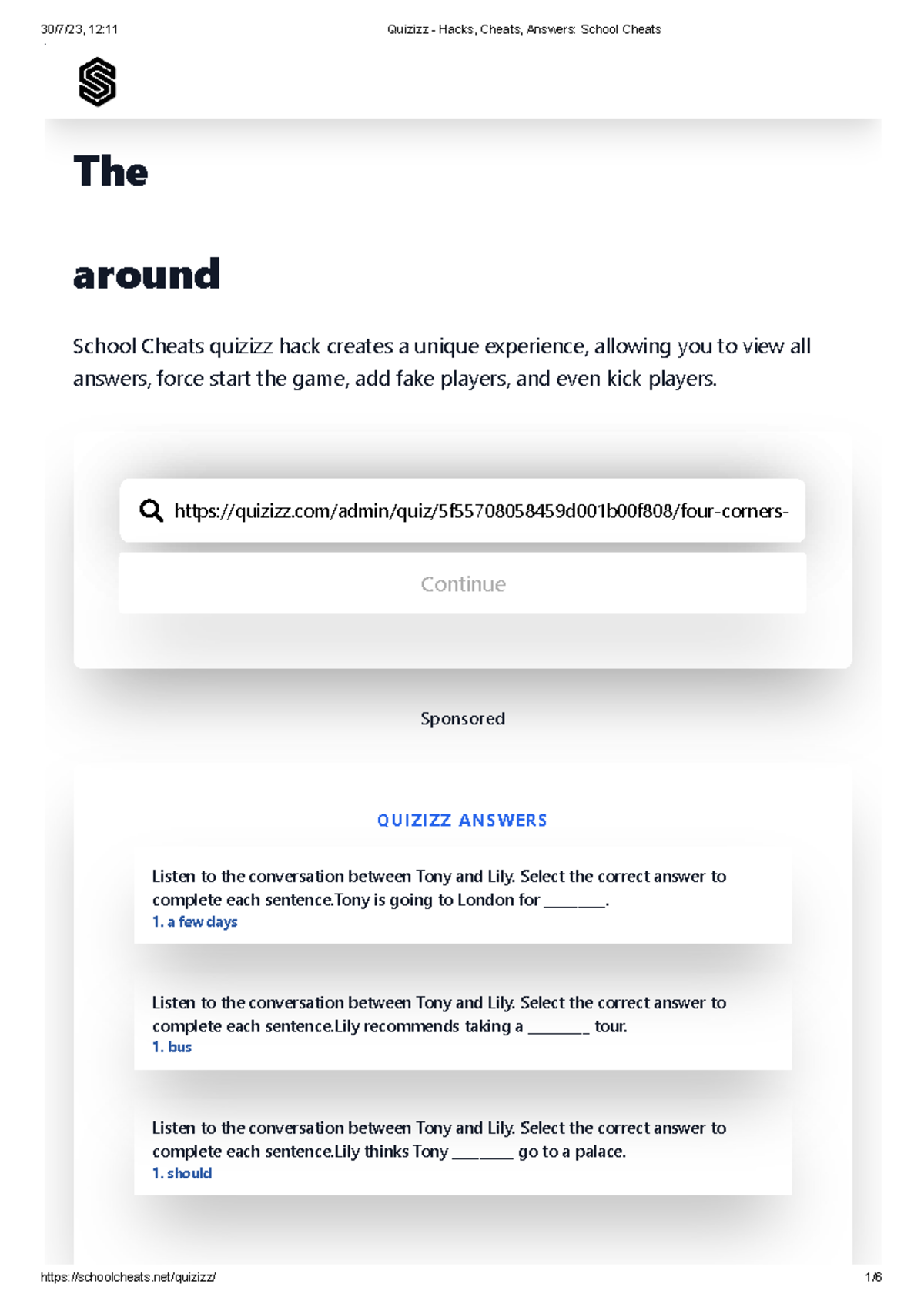 Unit8 - mmmmmmmmmm - The around🚀 School Cheats quizizz hack creates a ...