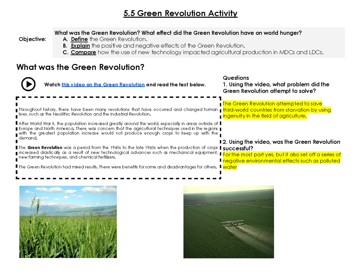 Laila Villarreal - Kotz Copy of 5.5 Green Revolution Activity - Google ...