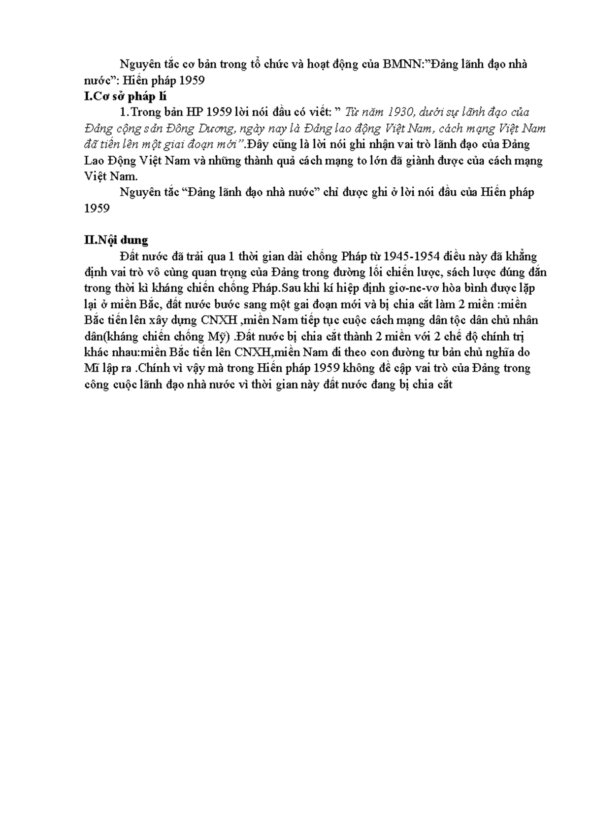 Nguyên tắc cơ bản trong tổ chức và hoạt động của BMNN - Nguyên tắc cơ ...