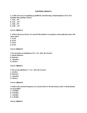 Chapter 7 First Order Circuits - Electrical Circuits 1 - TIP - Studocu